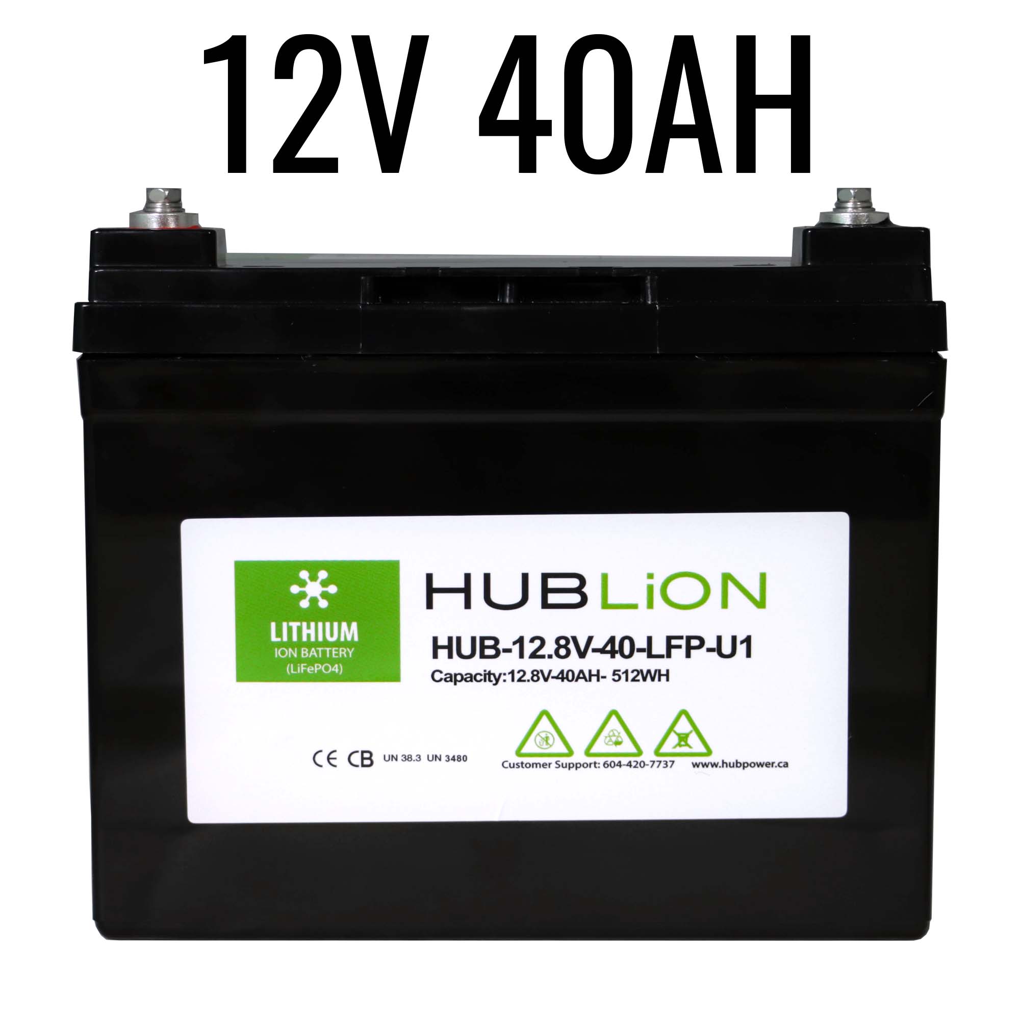 HUB-12.8V-40-LFP-U1 - Hub Power